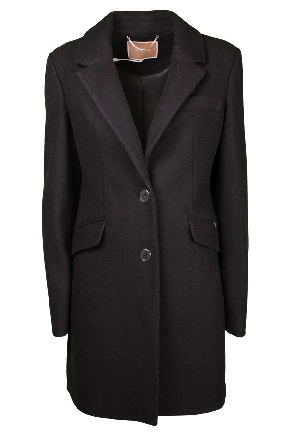 Ferracinshop | Cappotto Donna Kocca Nero art. ANTA moda uomo, donna, bimbo