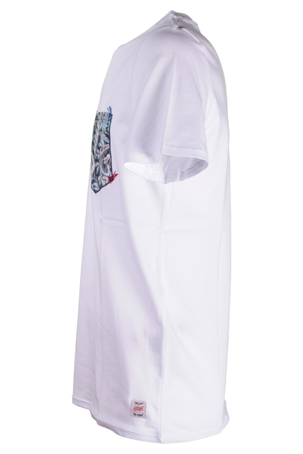 Ferracinshop | T-shirt Uomo Bob Bianco POCKET VR228 moda uomo, donna, bimbo