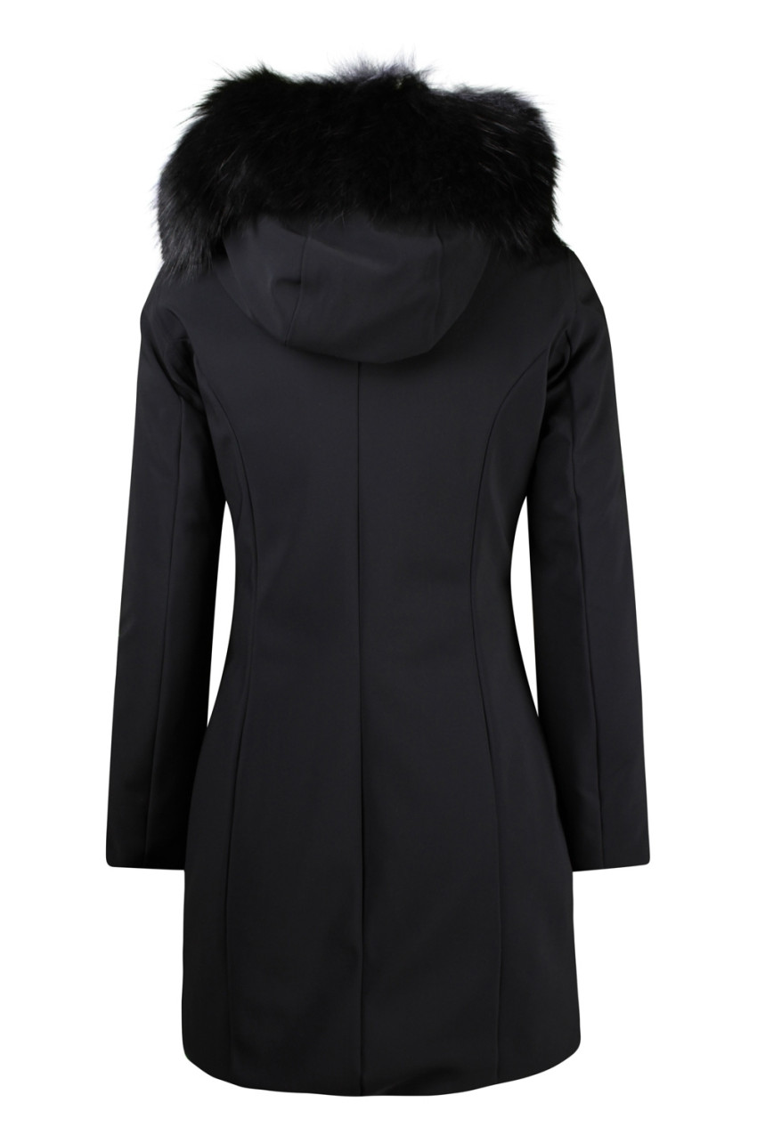 Ferracinshop | Giaccone Donna Rrd Nero Art. W20501FT Col. 10 moda uomo ...